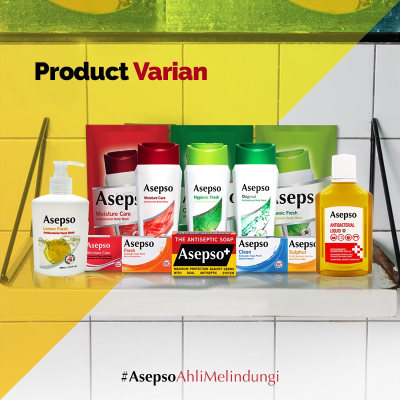 Jual ASEPSO Sabun Batang Soap Sulphur- 80gr | Shopee Indonesia