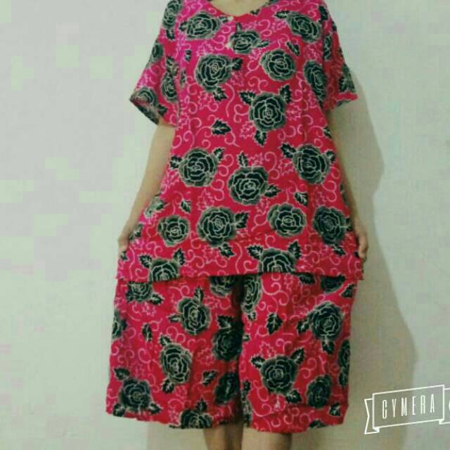 Jual Setelan Kulot jumbo rose ld 120 setelan wanita setelan kulot ld ...