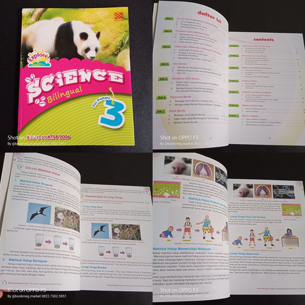 Jual BUKU PRIMARY SCIENCE 1 - 6 EXPLORER BILINGUAL | Shopee Indonesia