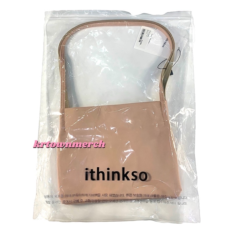 Jual [READY] ITHINKSO KOREA | Mini Neat Bag Black / Gray / Peachpink / Beige / Ice Blue / Lime ...