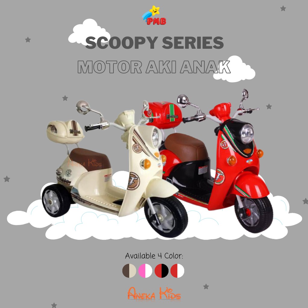 Jual PMB Motor Aki Anak M-338 Model Scoopy | Shopee Indonesia