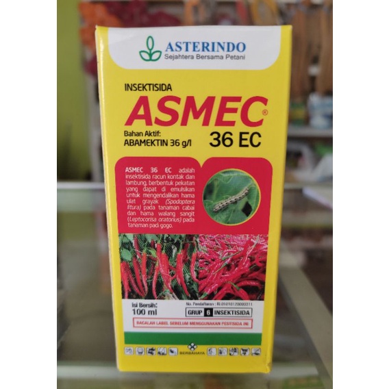 Jual ASMEC 36EC Insektisida hama trips 100ml | Shopee Indonesia