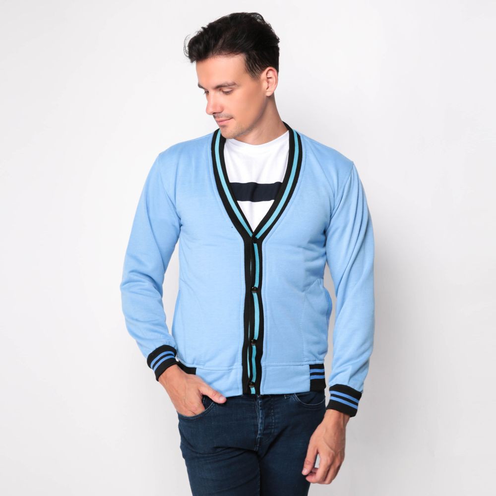 Jual Cardigan Keren Modis Pria Fleece / Kardigan Pria Banyak Warna ...