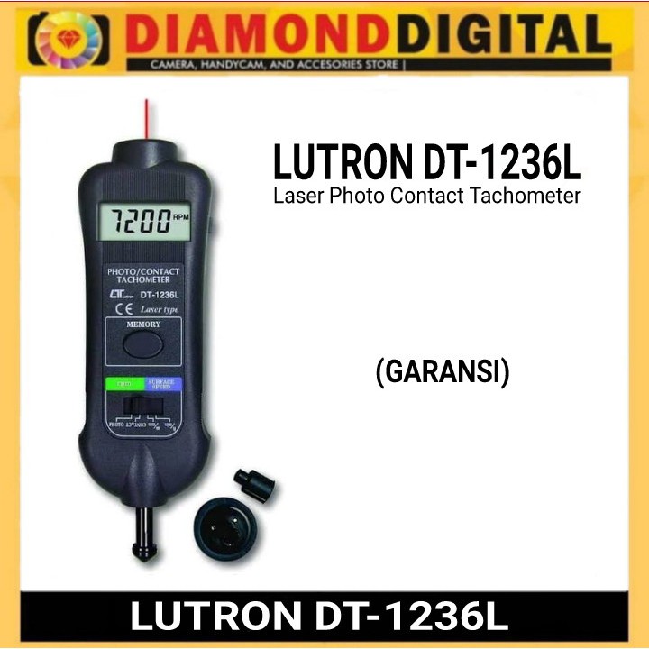 Jual Lutron DT-1236L Laser Photo Contact Tachometer | Shopee Indonesia