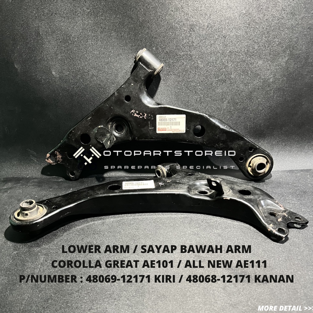 Jual LOWER ARM / SAYAP BAWAH COROLLA GREAT AE101 ALL NEW AE111 | Shopee ...