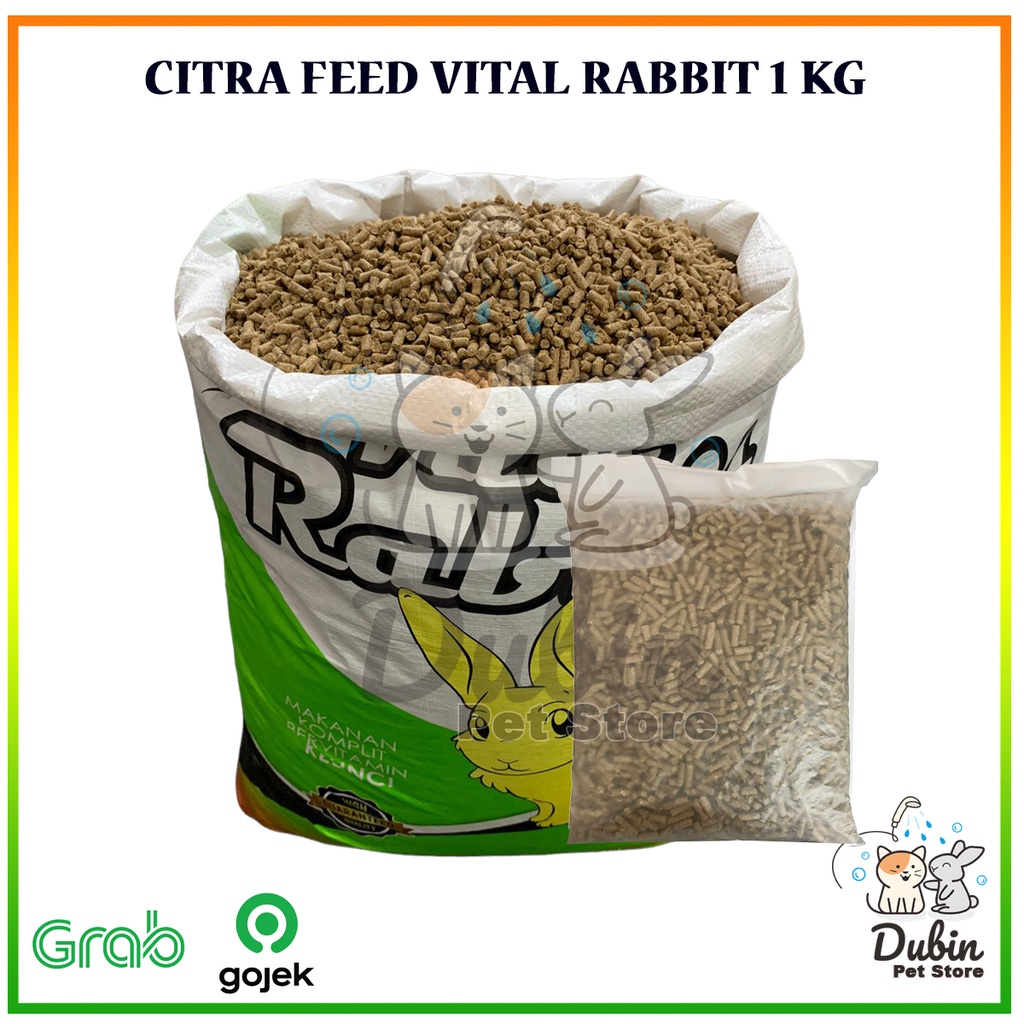 Jual Makanan Pelet Kelinci Vital Rabbit 1 kg | Shopee Indonesia
