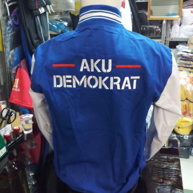 Jual Jaket bomber Partai DEMOKRAT 2021-2022 Terbaru | Shopee Indonesia