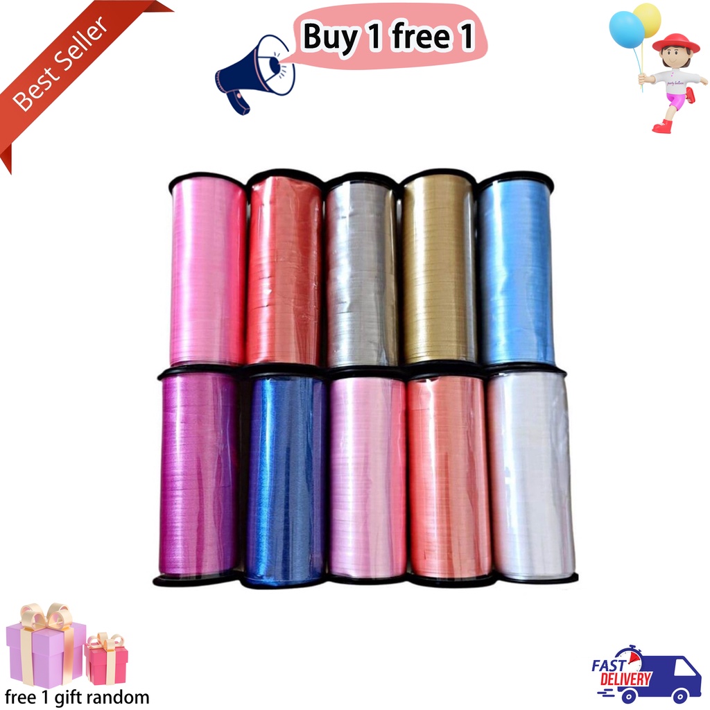 Jual Pita Balon Pita Pesta Pita Warna Warni Tali Balon | Shopee Indonesia