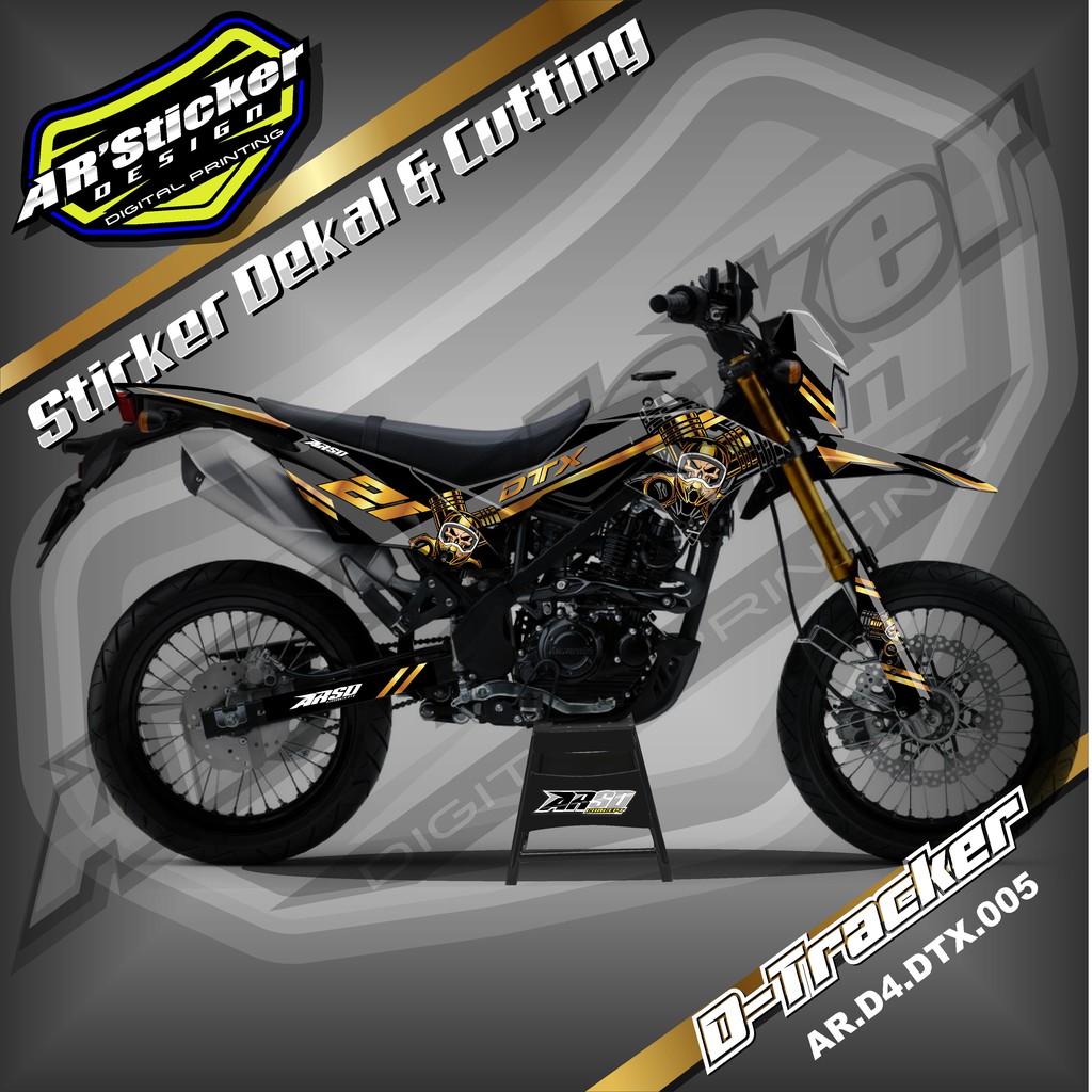 Jual Decal Kawasaki Dtracker Full Body, Stiker Dekal Dtracker Full Body ...