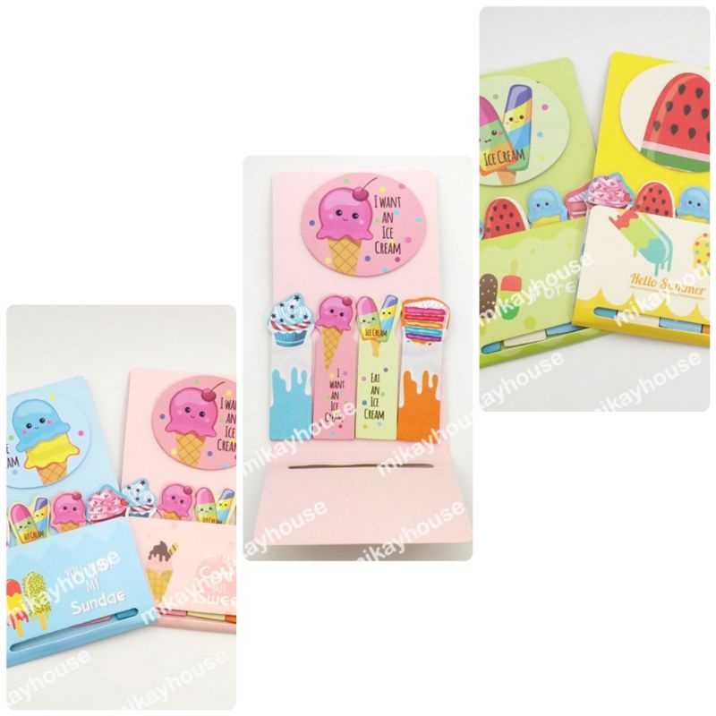 Jual Buku Sticker Memo Kertas Catatan Sticky Notes Lucu Post it ...
