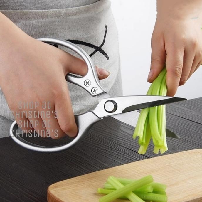 Jual Kitchen Shear Gunting Dapur Serbaguna Stainless Scissor Daging ...