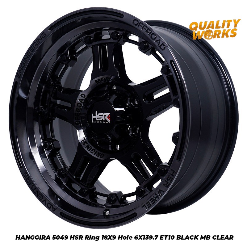 Jual Velg Mobil Ford Ranger Pajero Dmax Ring 18 Offroad Hsr Wheel ...