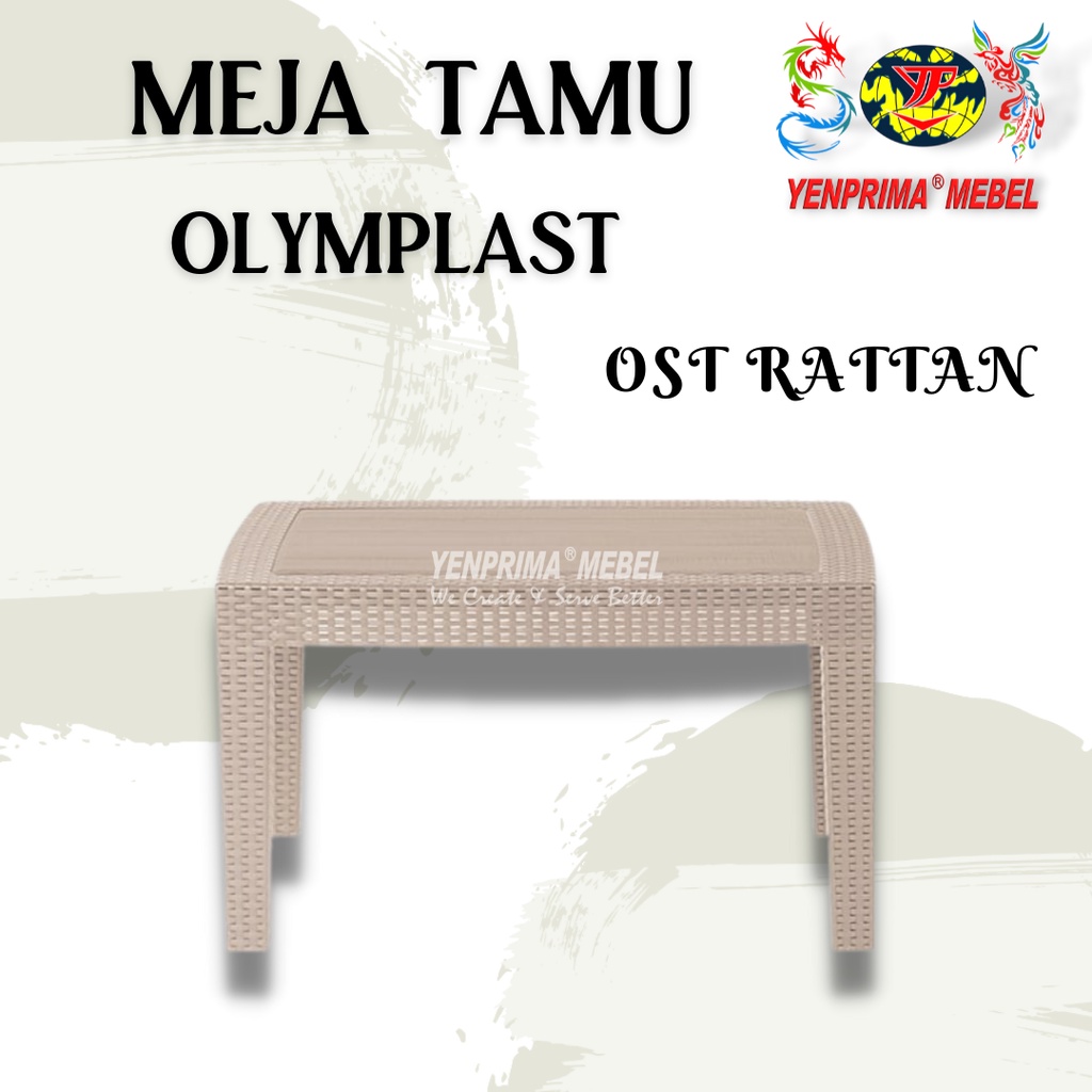 Jual Olymplast Meja Plastik OST R / Sofa Table / Meja Tamu / Meja Sofa ...
