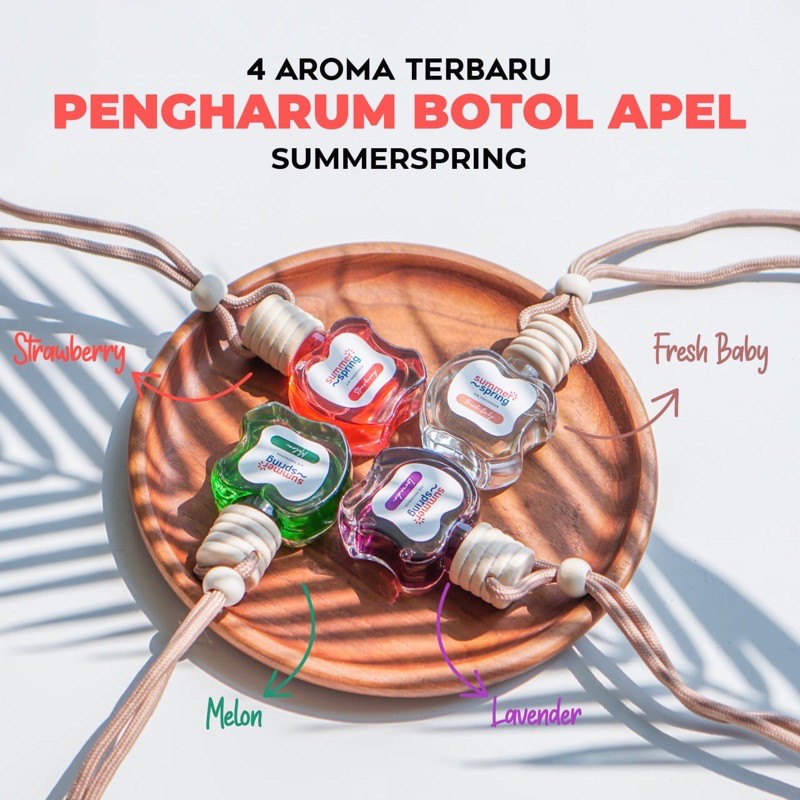 Jual pengharum ruangan/mobil botol apel varian baru 10 ml | Shopee ...