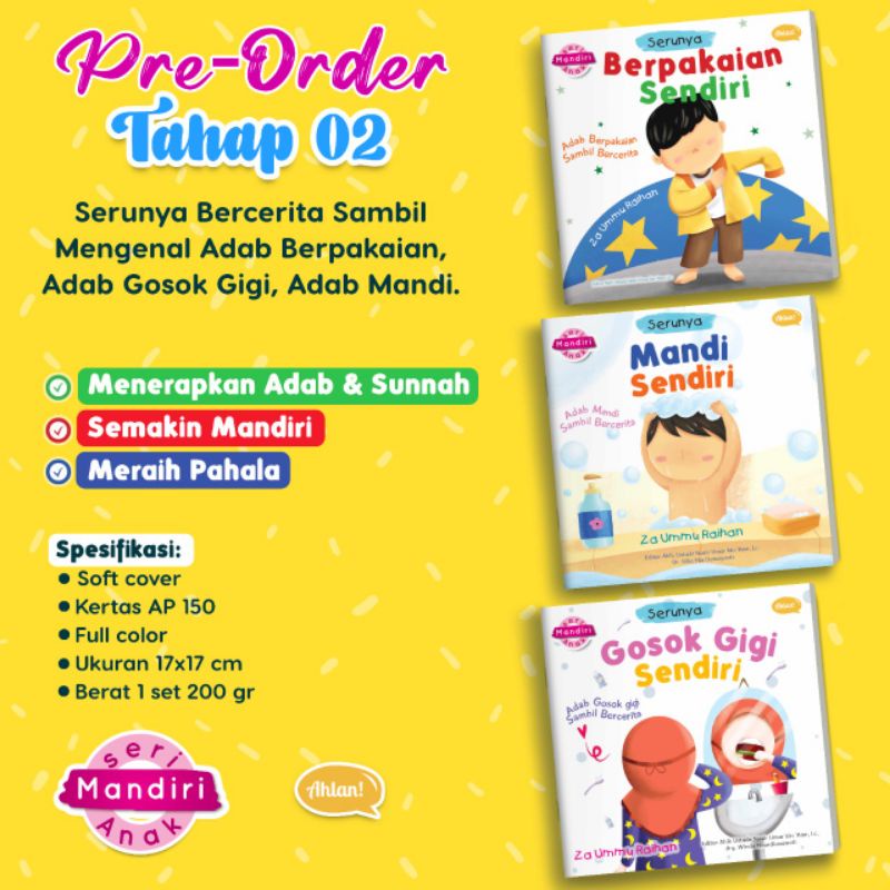 Jual buku anak muslim seri anak mandiri | Shopee Indonesia Jual buku anak muslim seri anak mandiri | Shopee Indonesia