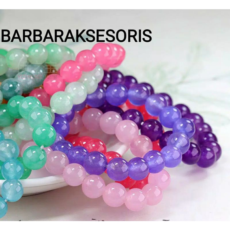 Jual Gelang Batu Alam 10mm Gelang Pria Wanita Premium Quality | Shopee ...