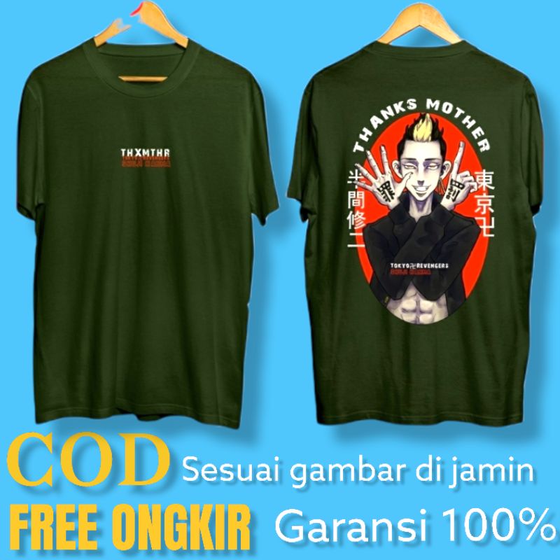 Jual KAOS SHUJI HANMA TOKYO REVENGERS TOKYO MANJI MOEBIUS VALHALLA ...