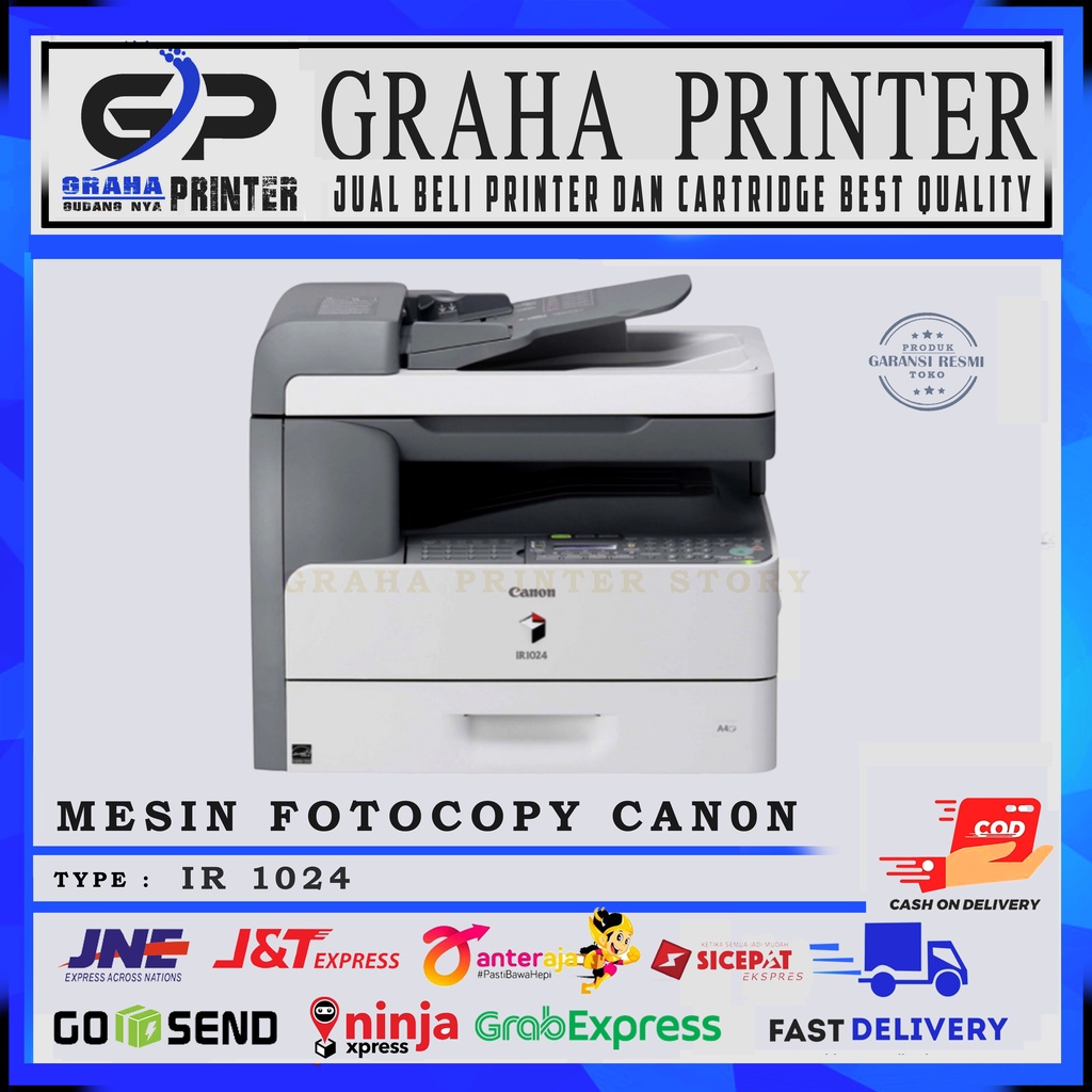 Jual MESIN FOTOCOPY CANON IR 1024 | PRINT SCAN COPY MURAH | LENGKAP ...