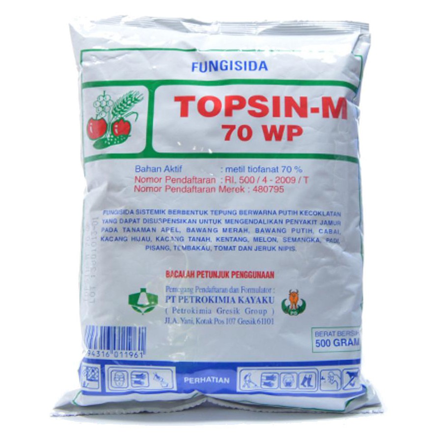 Jual Topsin-M 70WP 100gr Fungisida Obat Pembasmi Jamur pada Tanaman ...