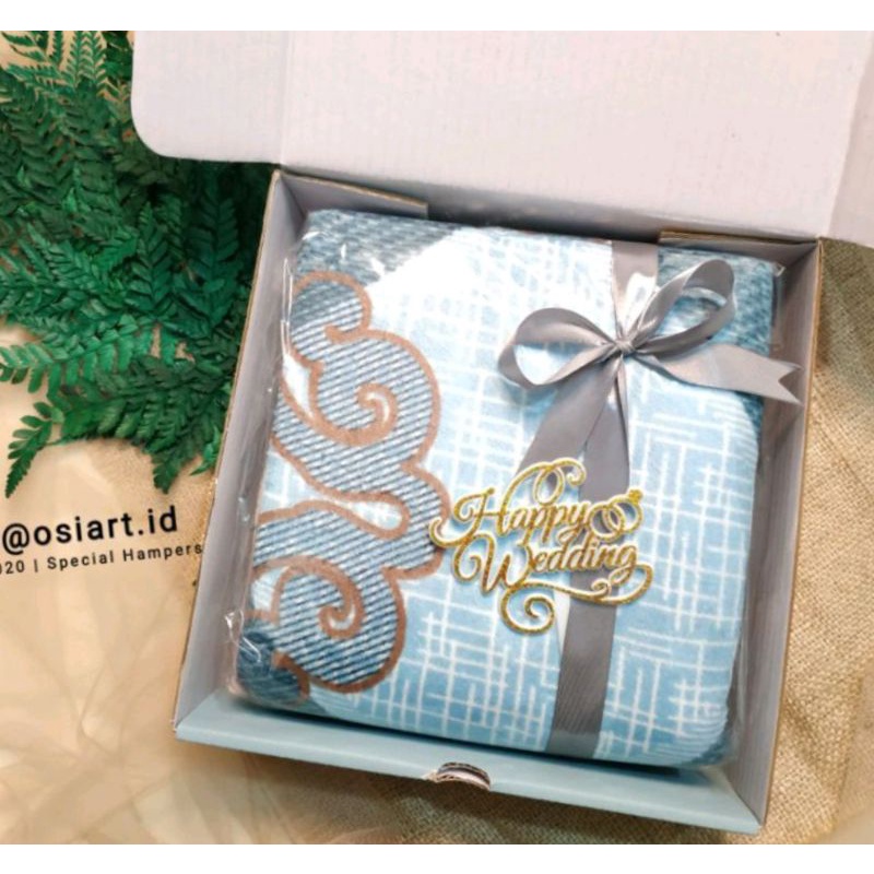 Jual [READY STOCK] Hadiah Pernikahan Selimut Kado Pernikahan Hampers ...