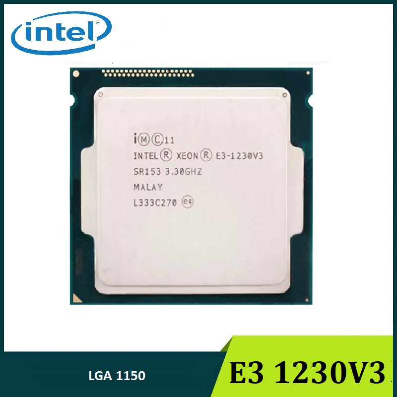 Jual Prosesor Intel® Xeon® E3-1230 V3 Cache 8M, 3,30 GHz Quad Cores LGA 1150 | Shopee Indonesia