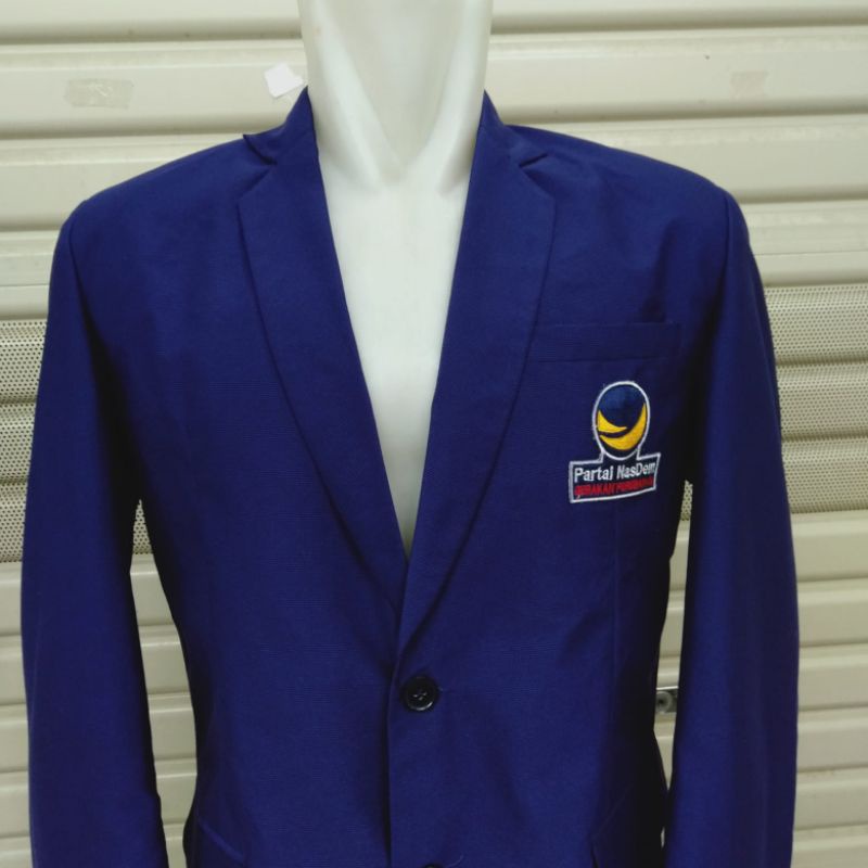 Jual jas partai Nasdem / blazer/ jas partai Nasdem terbaru / jas partai ...