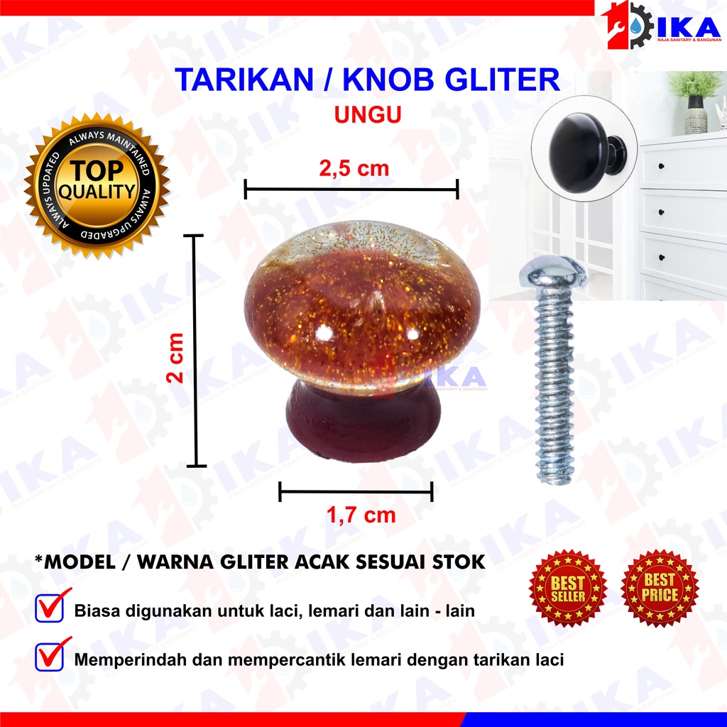 Jual Knob Knop Tarikan Pegangan Handle Laci Pintu Lemari Pelangi Bintik ...