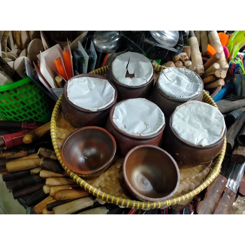 Jual paket kendil bubur 13cm dan tampah | Shopee Indonesia