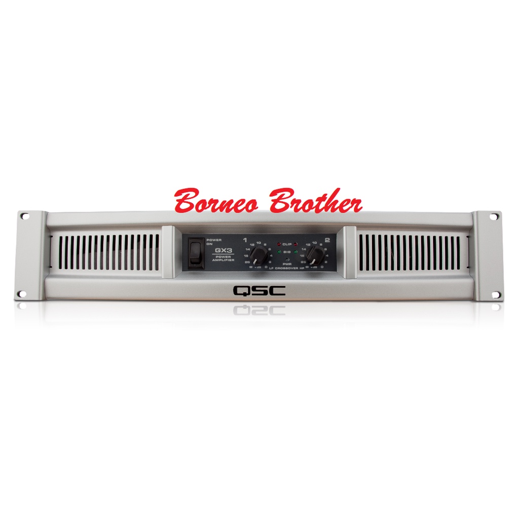 Jual QSC GX3 GX 3 GX-3 Original Power Amplifier 2 x 300 Watt @ 8 Ohm | Shopee Indonesia
