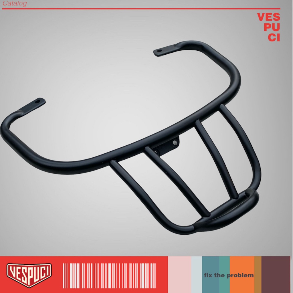 Jual Behel Motor / Rear Rack Black / Hitam Model Zelioni Vespa GTS ...