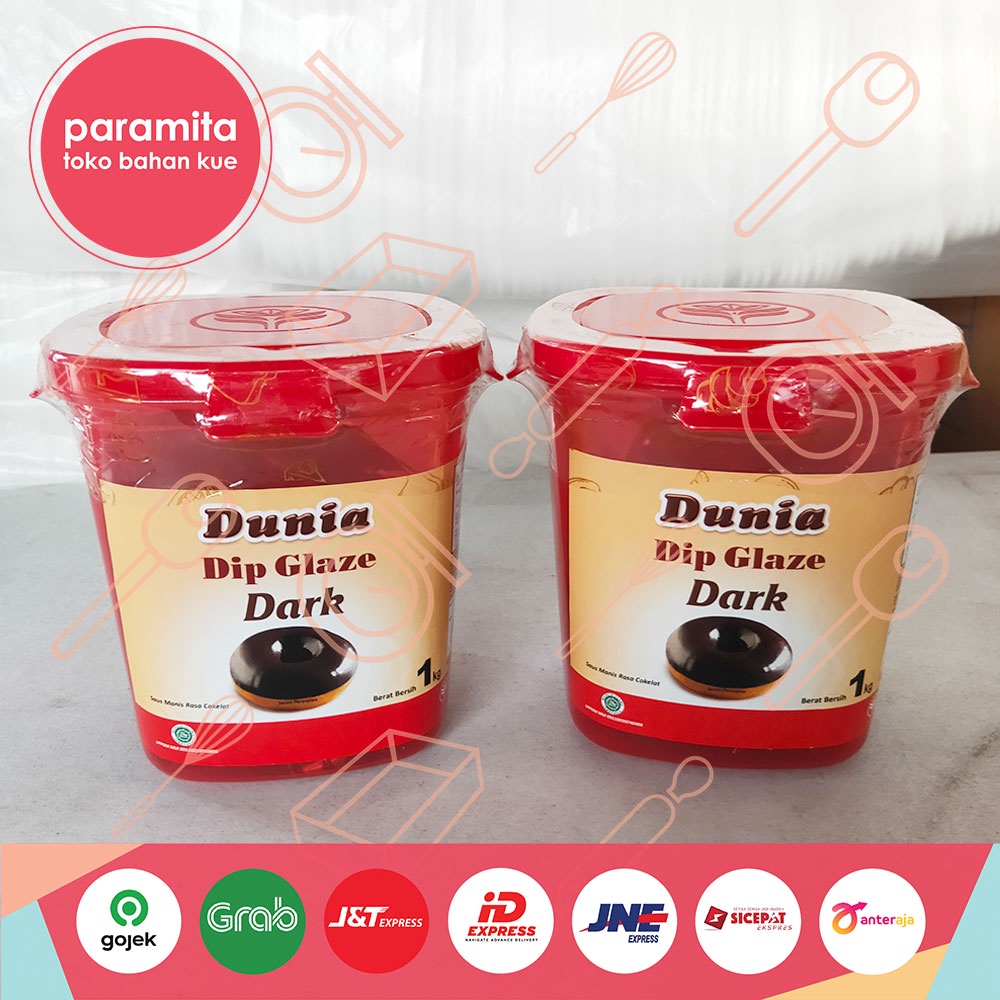 Jual Dunia Glaze Donat Dark Chocolate / Tiramisu / Taro / Greentea / Go ...