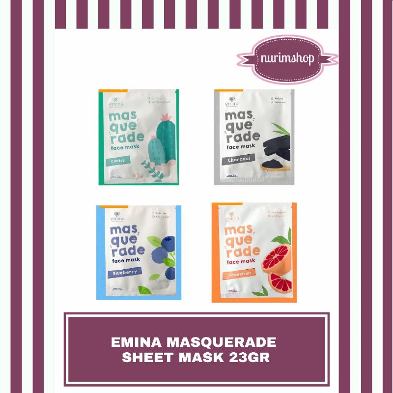 Jual EMINA MASQUERADE ( sheet mask) | Shopee Indonesia