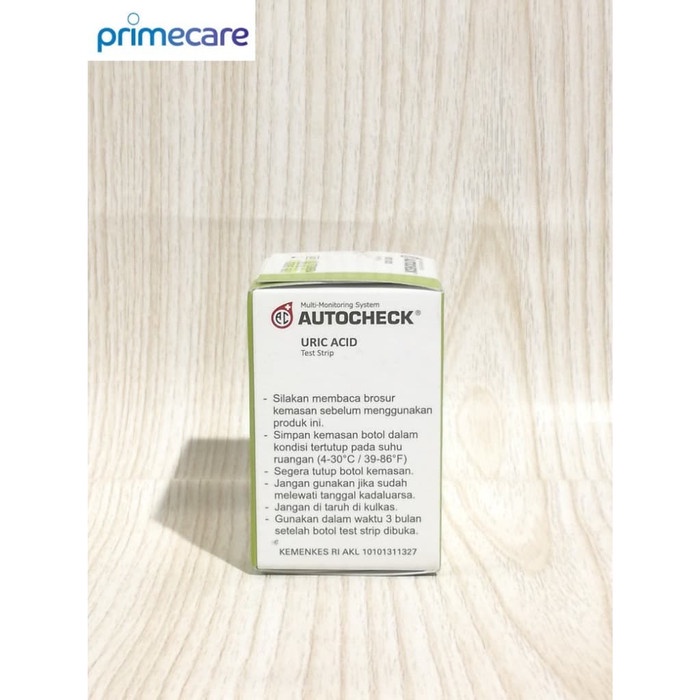 Jual STRIP AUTOCHECK Uric Acid/Asam Urat - ISI 25 STRIP | Shopee Indonesia
