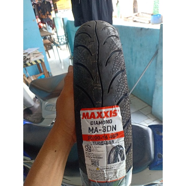 Jual MAXXIS DIAMOND ban matic belakang MA-3DN 90/90 Ring 14 Tubeless ...