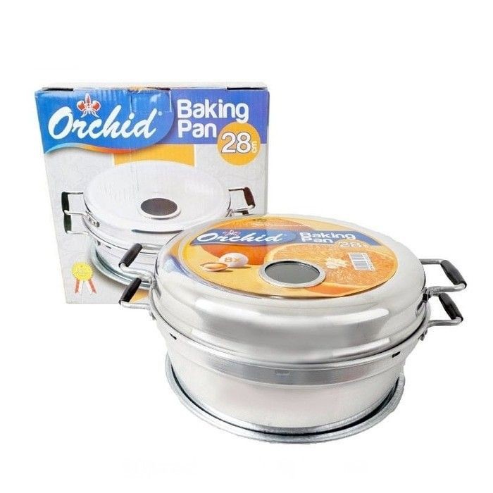 Jual baking pan orchid 28 cm ( 8 telor) | Shopee Indonesia