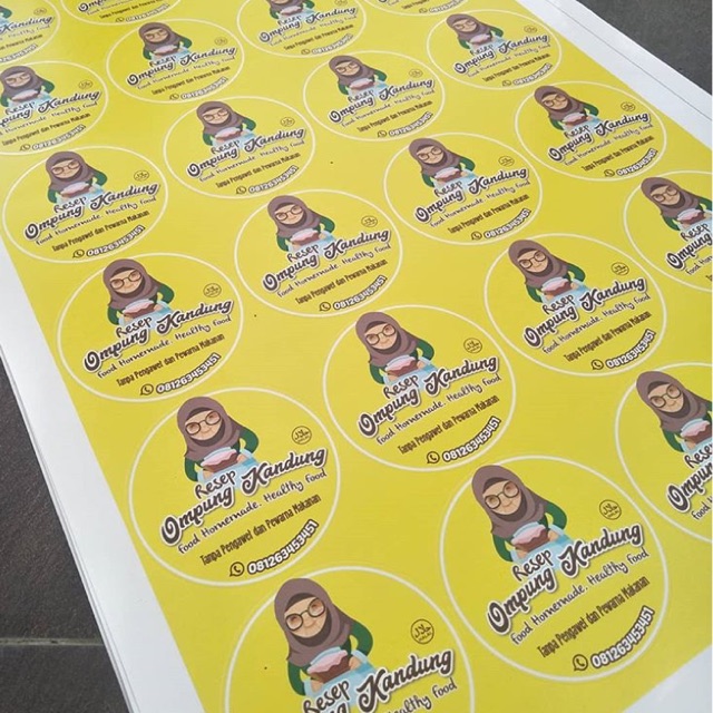 Jual Cetak Stiker Bontax 1 lembar A3 Bahan Kertas Cocok Untuk Selain ...