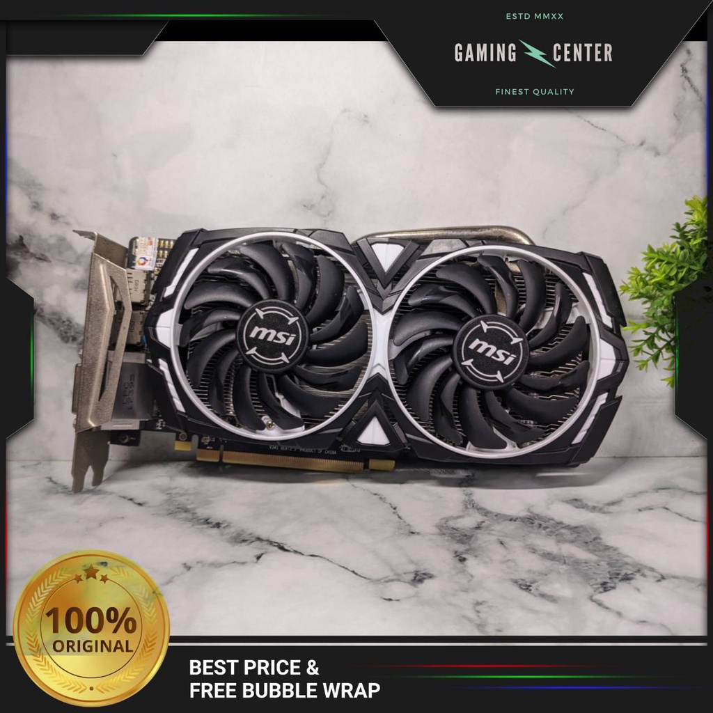 Jual VGA MSI Armor RX 570 4GB GDDR5 OC Edition Dual Fan 100% Original ...