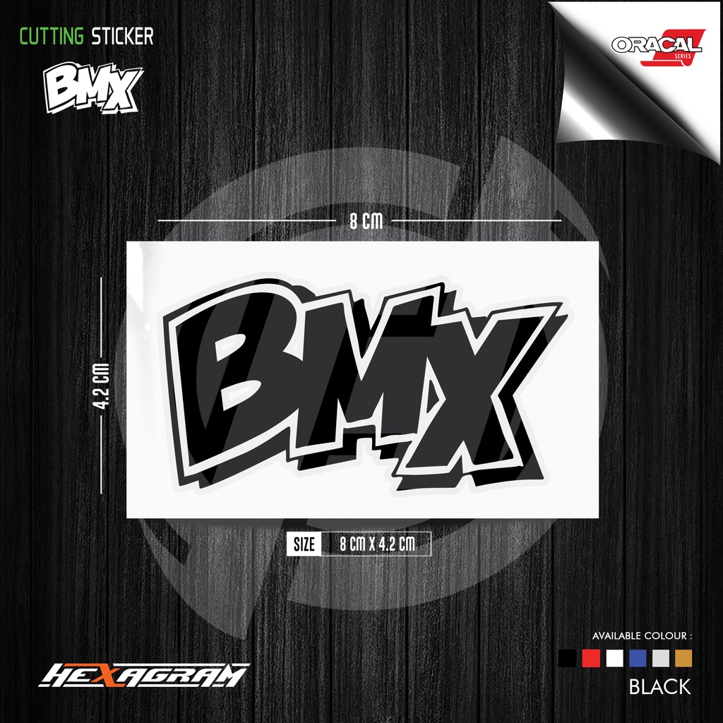 Jual Cutting Sticker BMX Logo | Stiker Logo BMX | Shopee Indonesia