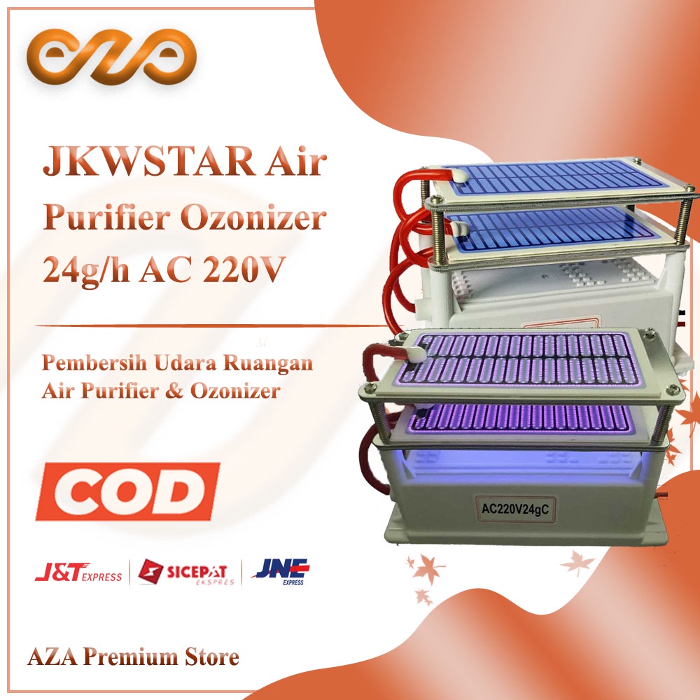 Jual JKWSTAR Ozonizer Pembersih Udara Ruangan DIY Ozone Generator Portable Air Purifier 24g/h ...