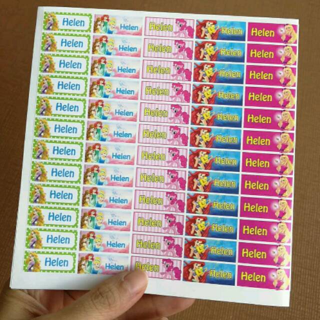 Jual LABEL NAMA DESAIN SUKA SUKA | Shopee Indonesia
