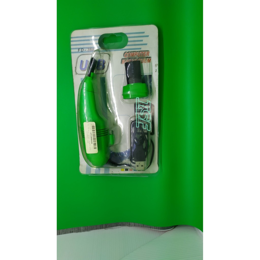 Jual Mini USB Vacuum Keyboard Cleaner For Laptop Computer PC - Green ...