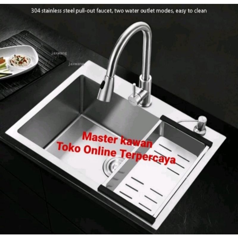 Jual Paket Kitchen Sink Stainless INOBE 6045 ORIGINAL /Bak Cuci Piring ...