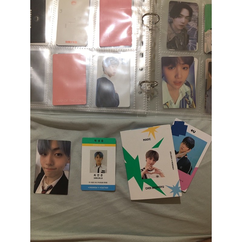 Jual photocard txt yeonjun id tdc, beomgyu id pad+ soobin pc, soobin ar ...