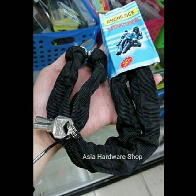 Jual Gembok Rantai 90cm Gembok Pagar Rumah Sepeda Motor Gembok Sarung ...