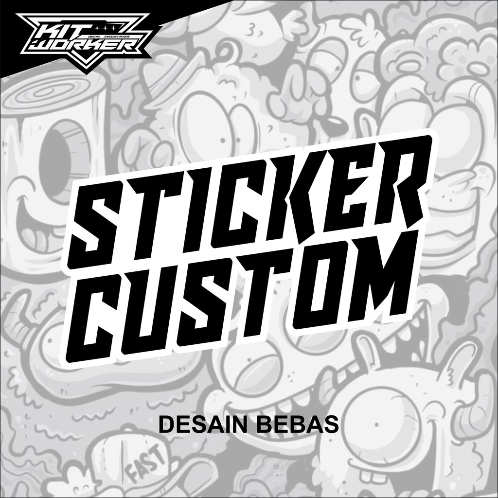 Jual STICKER CUSTOM DESAIN | Shopee Indonesia Jual STICKER CUSTOM DESAIN | Shopee Indonesia