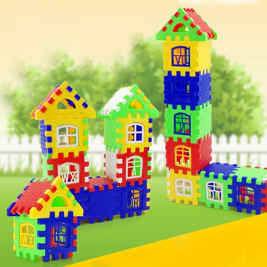 Jual Puzzle Bangunan Rumah Merakit Mainan Edukatif Edukasi | Shopee ...