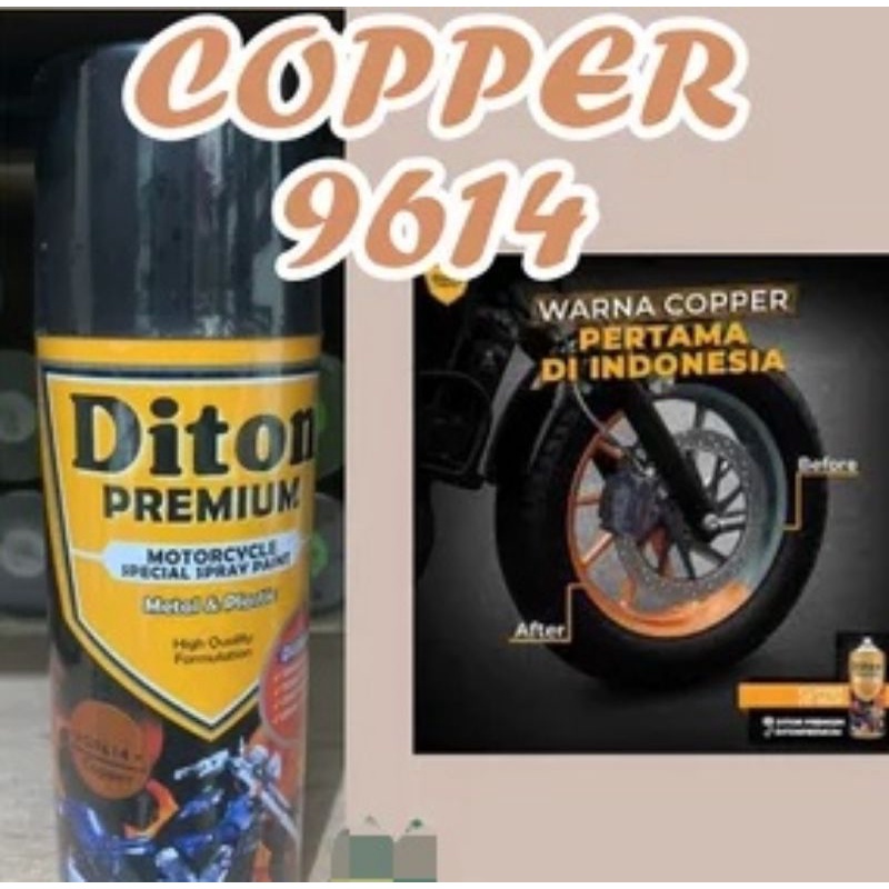 Jual DITON PREMIUM varian COKLAT EMAS/BRONZE 9612-GOLD 9816 COOPER ...