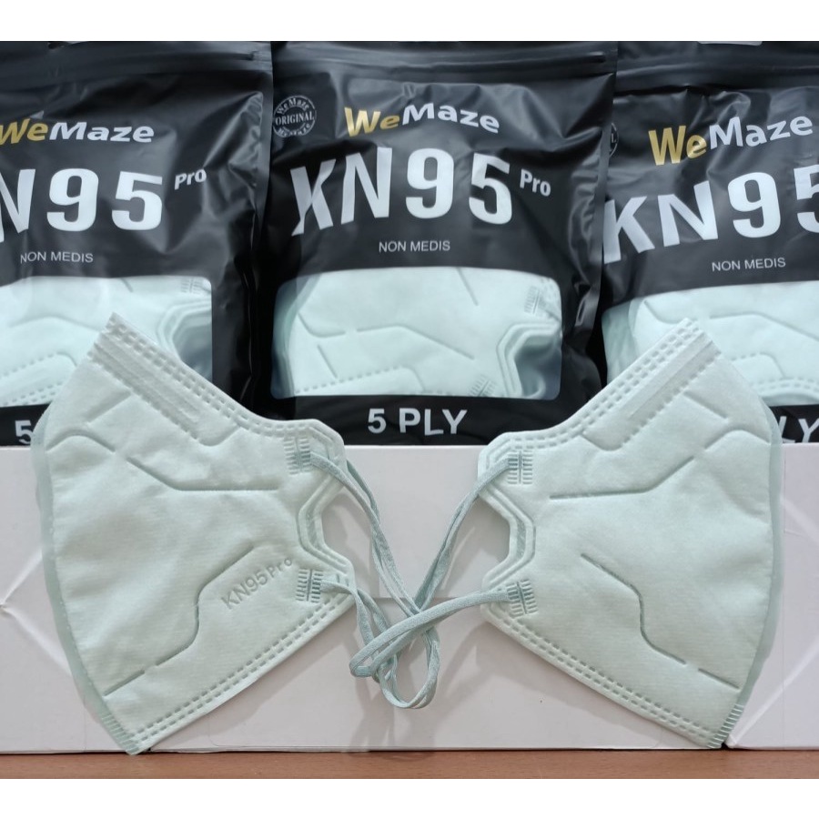 Jual MASKER KN95 PRO MOUSON & WEMAZE 5 ply isi 10pcs | Shopee Indonesia