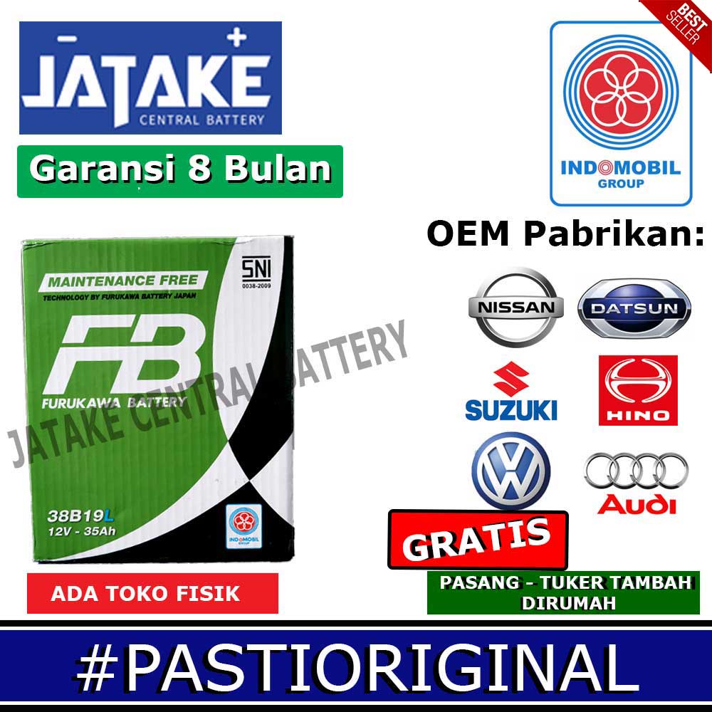 Jual Aki Kering NS40ZL Furukawa Battery FB Mobil Honda Brio Mobilio BRV Jazz City Freed | Shopee ...