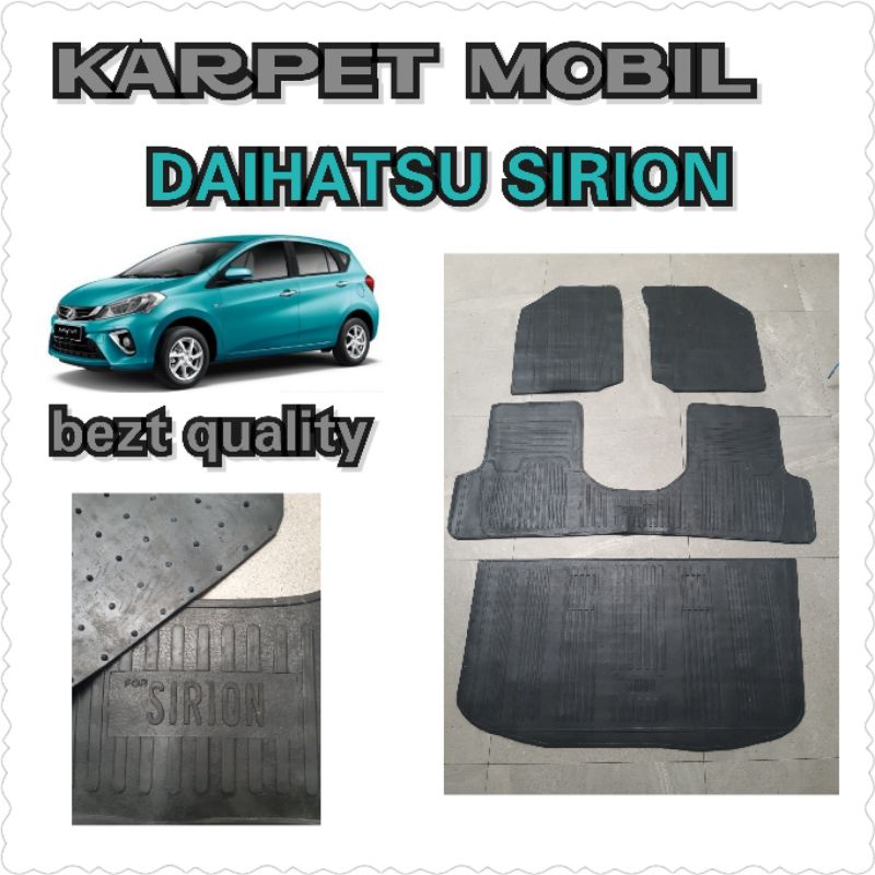 Jual Karpet mobil daihatsu sirion full set | Shopee Indonesia